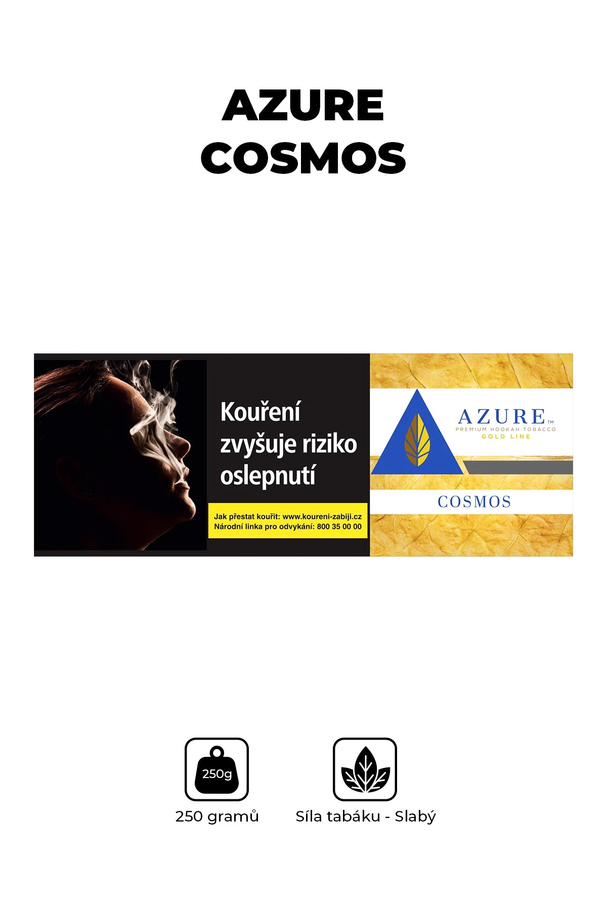 Tabák - Azure Gold 250g - Cosmos