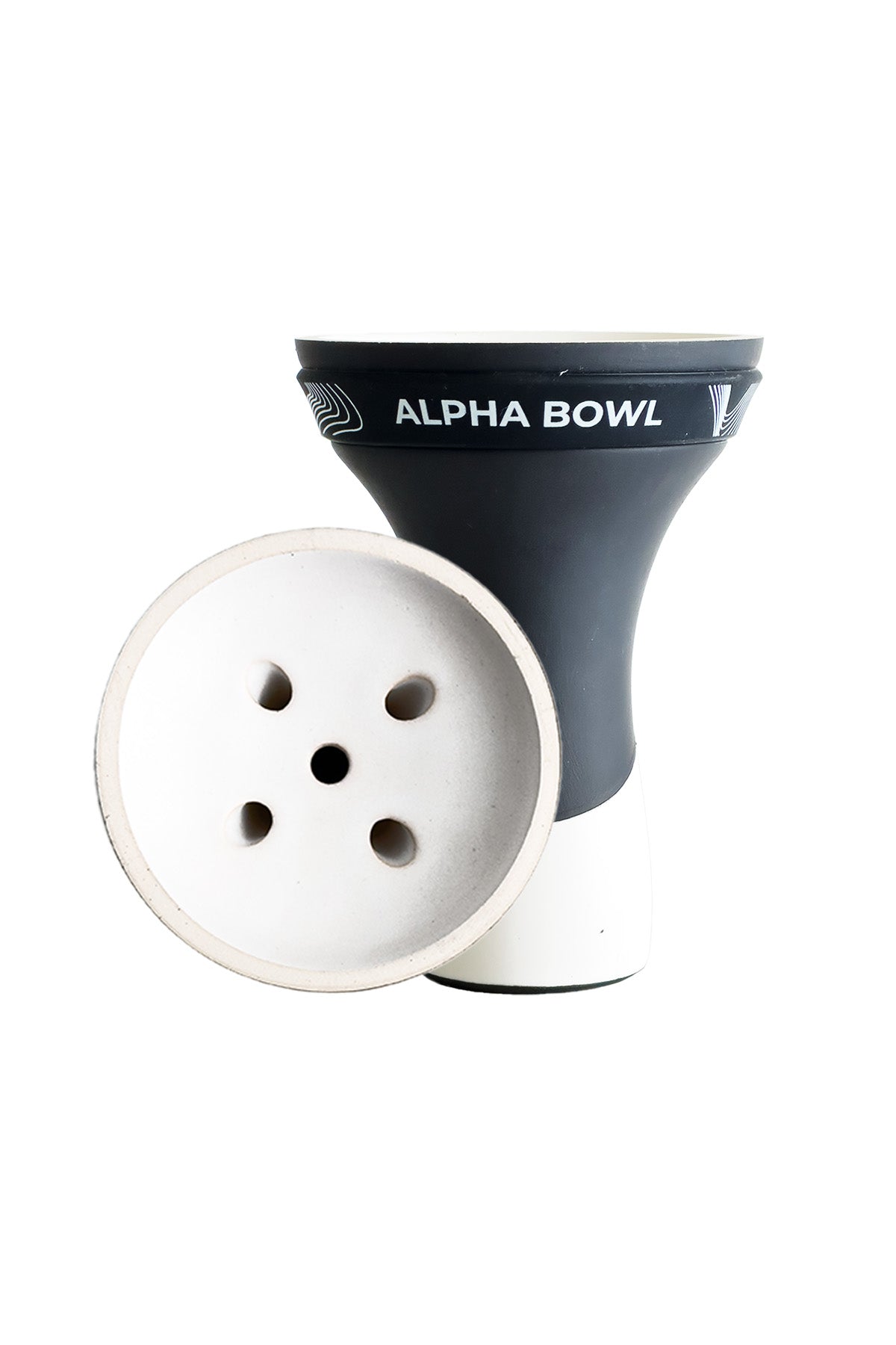 Bowl - Alpha Race Classic White - Izzy Smoke