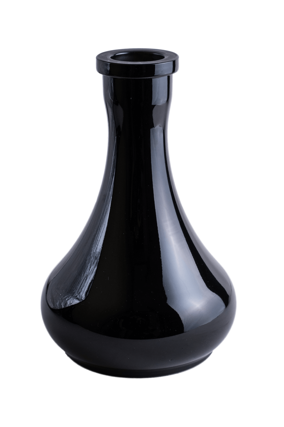 Vase - Drop Black Gloss - Izzy Smoke