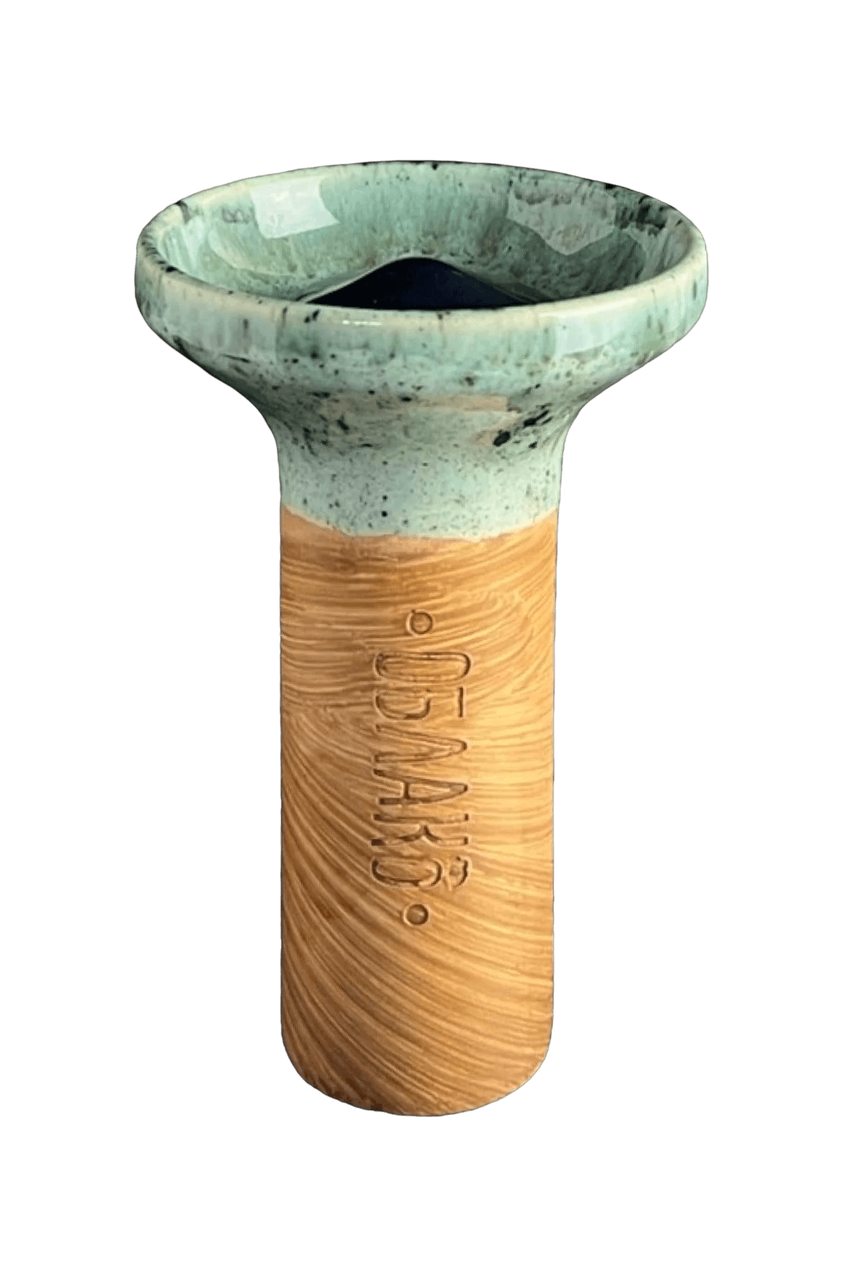 Bowl - Oblako Flow Black on Light Mint