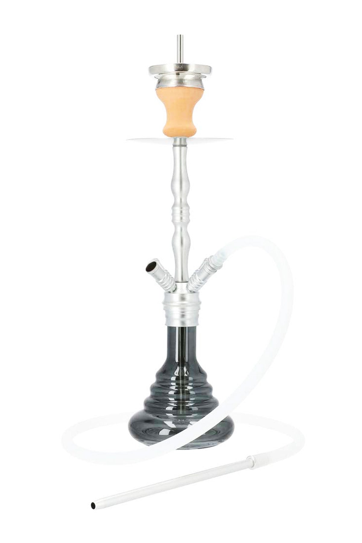 Vodní dýmka - INVI Saros 500 Shiny Silver-Black - Izzy Smoke